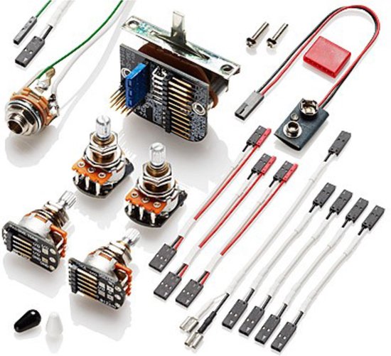 EMG Solderless Conversion Kit 3 Pickups Short Shaft - Potentiometer ...