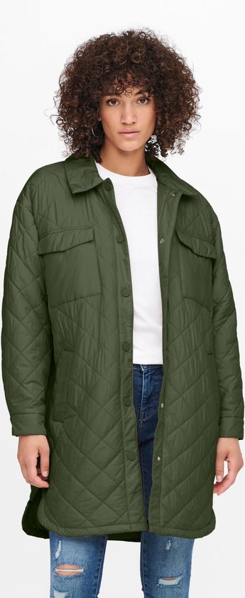ONLNEWTANZIA LONG QUILT SHACKET OTW | bol