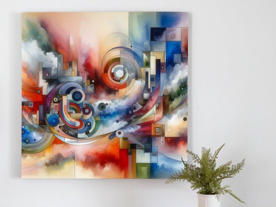 Modern aquarel schilderij | Aqueous Expressionism: Abstract Watercolor ...