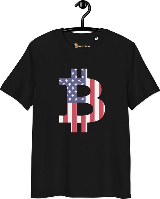 Bitcoin T-shirt - American Bitcoin Flag - Unisex - 100% Biologisch ...