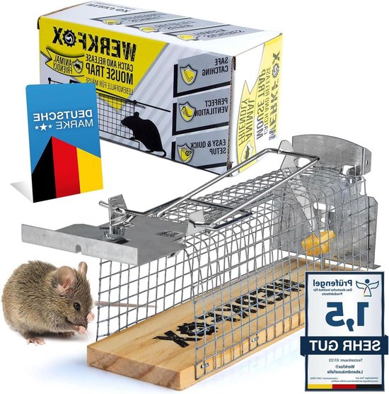 Muizenval Levende val voor muizen - Vriendelijke Muisvallen ...