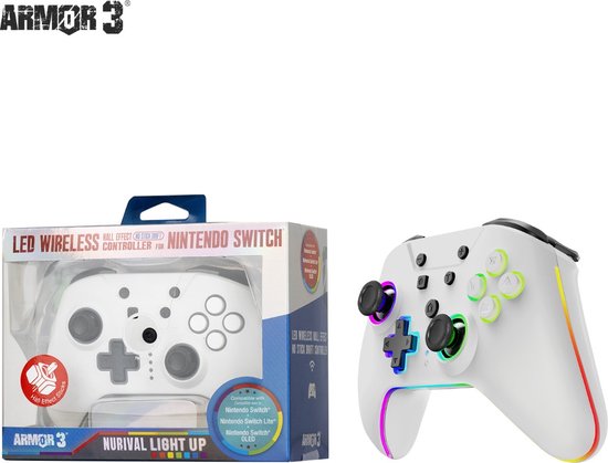 Hyperkin - Armor3 - NuRival wireless controller - LED light up - hall ...