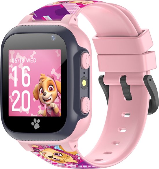 Forever, PAW Patrol Smartwatch met SIM-kaart, Lichtroze | bol