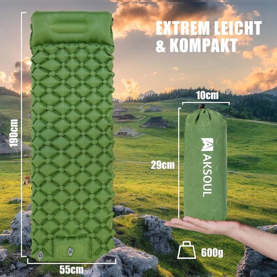 Ultralight Insulation Mat Self-Inflating Sleeping Mat - Thin Portable ...
