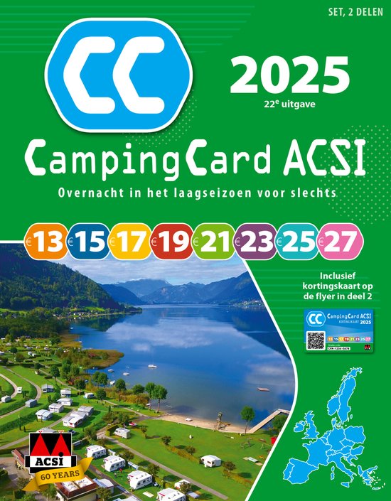 ACSI Campinggids - CampingCard ACSI 2025, Acsi | 9789493182721 | Boeken | bol