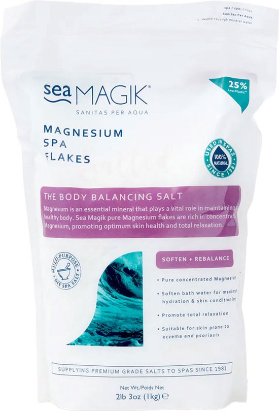 SEA MAGIK - SALLTED-MAGNESIUM SPA FLAKES - 1KG | bol