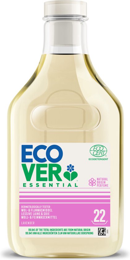 Ecover Wasmiddel Essential Wol- en Fijnwas 22 Wasbeurten 1000 ml | bol
