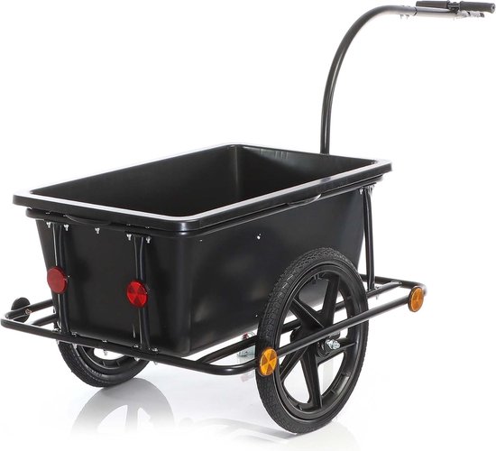 Equivera Fietskar Bagage - Max 80 KG Gewicht - Met Transportbak - 90L ...