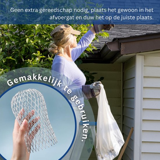 Lixus Goods Dakgootbeschermer - Bladvanger Regenpijp - Bladvanger - 4 ...
