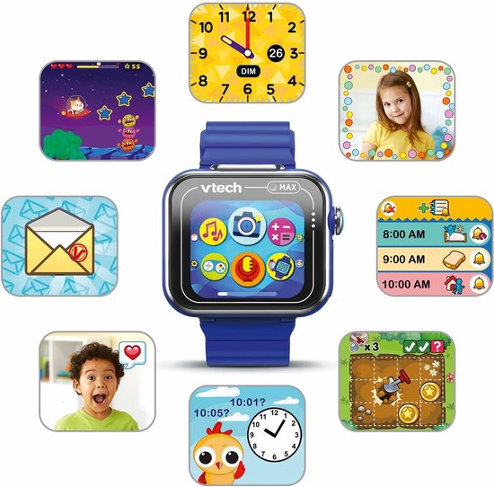 Vtech Kidizoom Max Smartwatch-versie Engels Blauw | bol