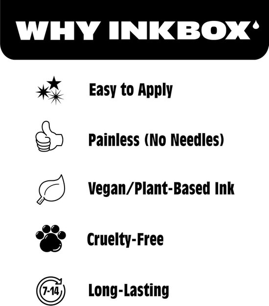 Semi-Permanent Tattoo - Premium Temporary Tattoo Easy to Apply and Long ...