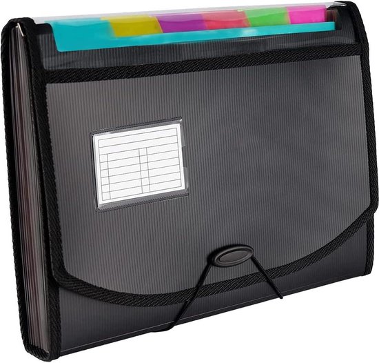 Uitbreidende Accordeon Desk Folder Expander A4 formaat - 13 vakken ...