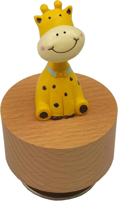 Houten Dier Rotary Music Box - Schattig Giraffe Ornament - Mini ...