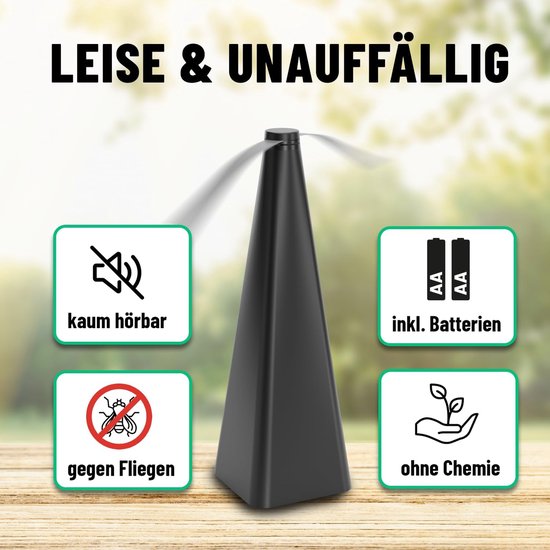 Vliegenverjager voor op Tafel - Vliegenverjager - Fly Fan - Vliegen ...