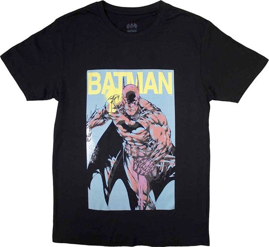 DC Comics Batman - Pop Colours Heren T-shirt - M - Zwart | bol