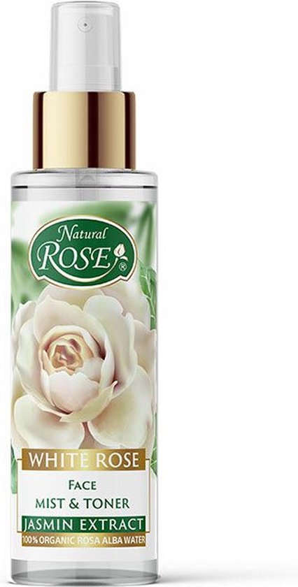 Mist tonic spray voor gezicht met witte roos uit Bulgarije - kaviaar - jasmijn extract... | bol