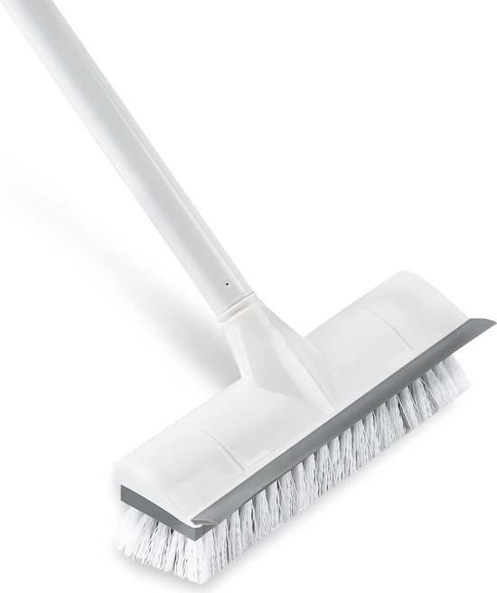 Schrubber met verstelbare roestvrijstalen handgreep - 127 cm lang ...