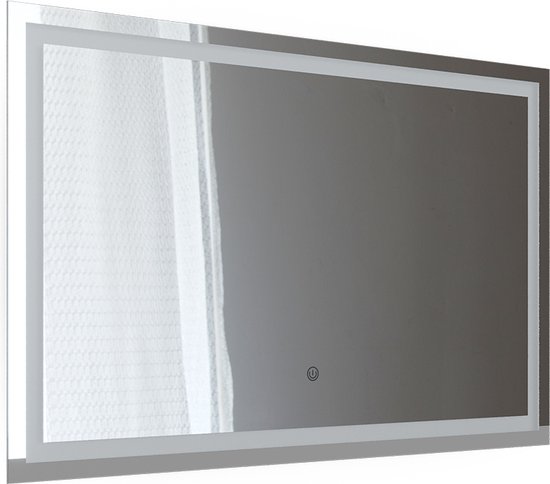Vicco Viola Badkamerspiegel – 2.8 x 70 cm met LED-verlichting Glas | bol