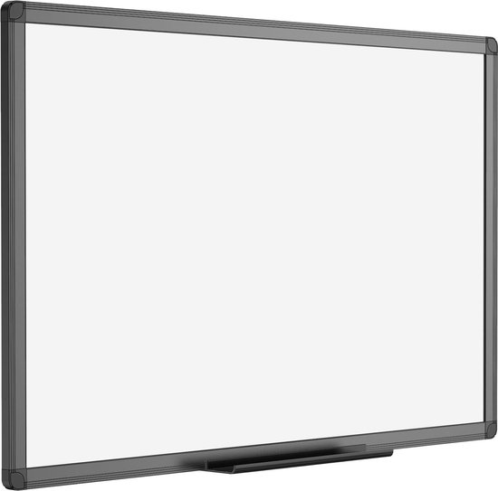 Whiteboard 48 X 36 Inches Magnetic Dry Erase Board Black Aluminum Frame ...