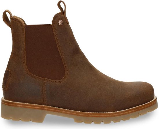 Panama Jack Chelsea Boot Burton Igloo C10 Bark Cognac Lamsvacht Gevoerd ...