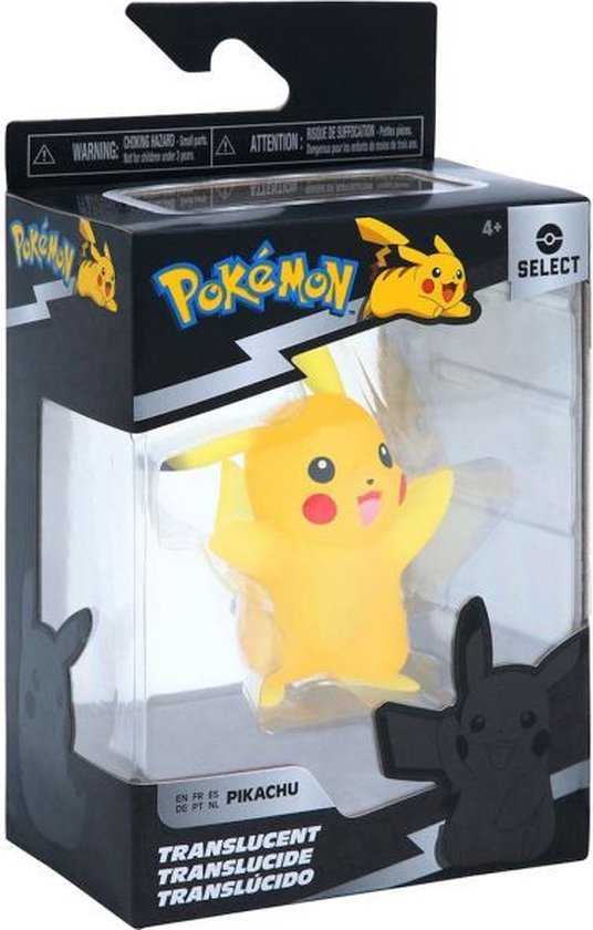 Pokemon - Pikachu Battle Figure 3 Inch - Translucent Material ( 37949 ...