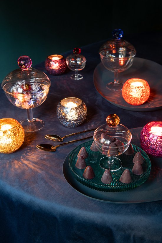 J-Line bestek - roestvrij staal - blinkend goud - box van 24 stuks | bol