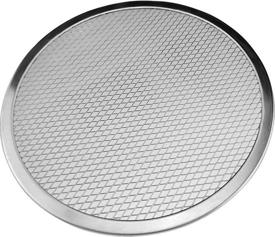 Pizza scherm - Knapperige pizza baknet - Aluminium (11 inch) | bol