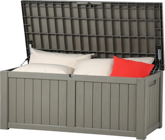 Opbergbox Tuinkussenbox Waterdicht 450 L Grote Opbergbox voor Buiten ...