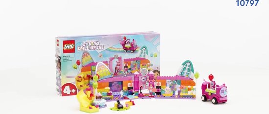 LEGO Gabby's poppenhuis Feestkamer - Discospeelset voor 4+ jaar - 10797 ...