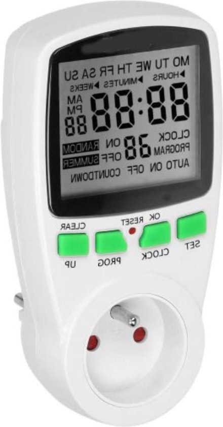 Timer Stopcontact 16 Programma's - Schakelbaar Stopcontact met ...