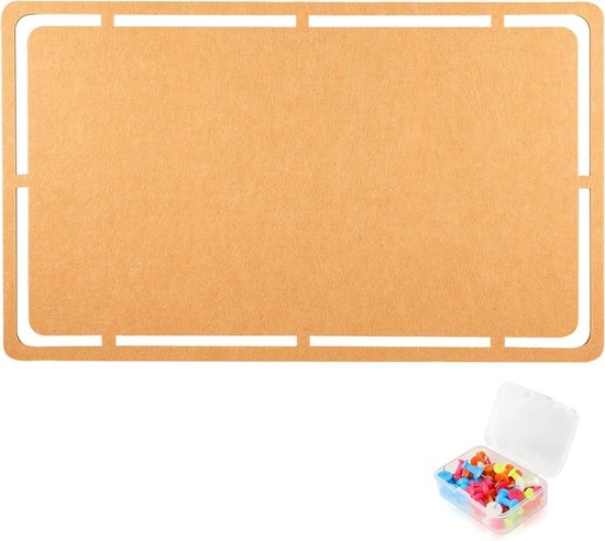 Groot Viltbord muur Memo Board 28" x 17" Bulletin Board Notice Board 35 ...