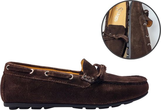 Stravers - Luxe Mocassins Maat 42 Bruin Dames Grote Maten Instappers | bol