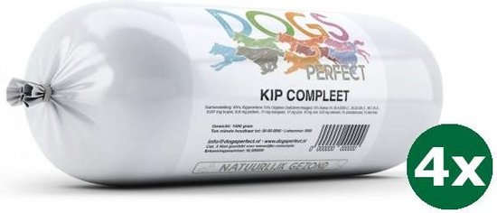 4x1000 gr Dogs perfect kip compleet | bol