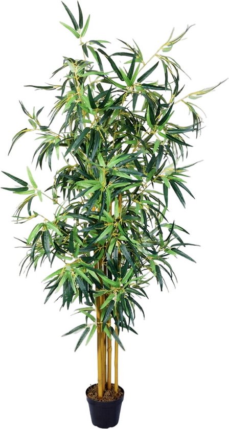 Decoratieve plant Cement Weefsel Bamboe 150 cm | bol
