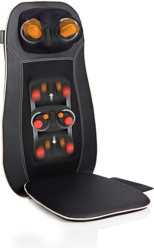 Shiatsu-massagekussen voor rug en nek - Puntmassage Nekmassage ...