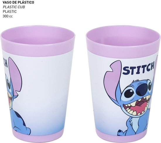 Disney Stitch Toilettas 4 Pieces Haarborstel Handdoek Beker | bol