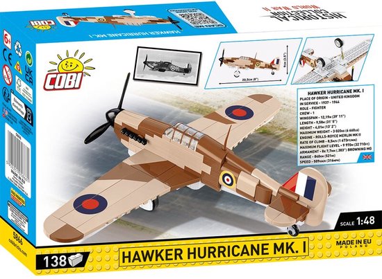 COBI Hawker Hurricane MK.1 - COBI-5866 | bol