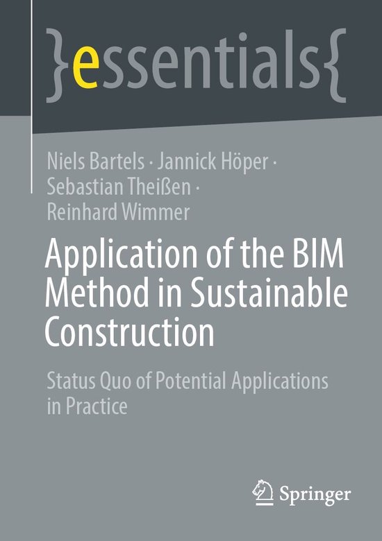 essentials - Application of the BIM Method in Sustainable Construction ...