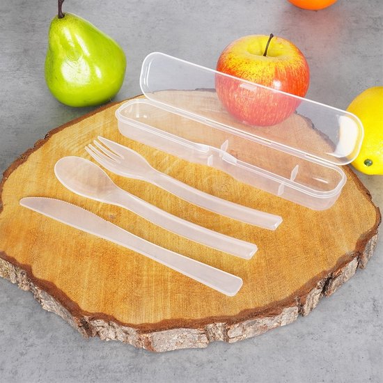 Bestekset Plastic 4 delig - Bestek Set | bol