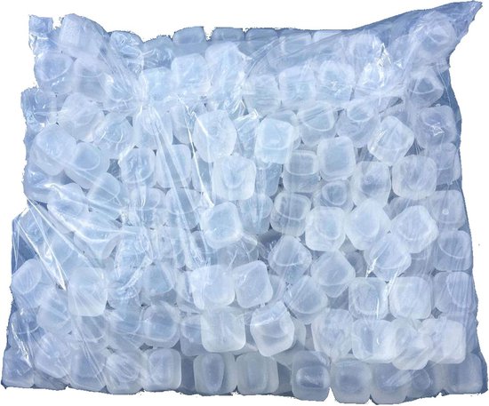 200 ice cubes in gourmet bag - Party reusable ice cube mold - colorful ...