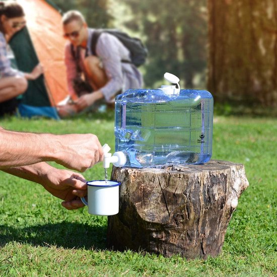 Water Container with Tap Desk Dispenser - 5.5 L Capacity - Ideal for ...