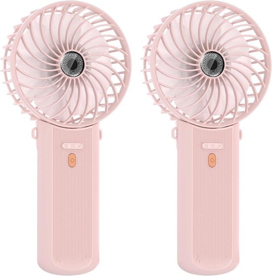 Mini Portable Fan - USB oplaadbaar, 4 snelheden, 16 uur werktijd ...