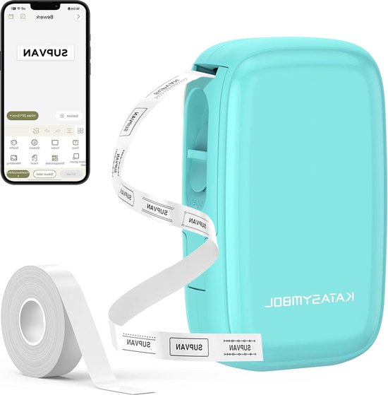 Katasymbol E16 labelmachine - Draagbare thermische labelmaker ...