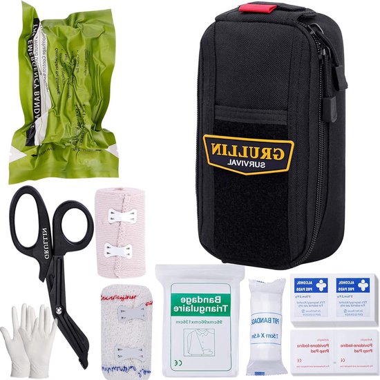 Med Trauma Kit Mini - Tactische Emergency EHBO Kit - Outdoor Militaire ...