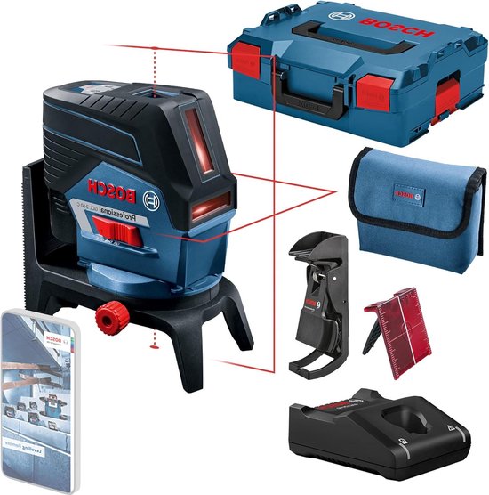 Combilaser Gcl 2-50 C - Rode Laser Binnenafwerking - Werkbereik 20 M - L-Boxx | bol