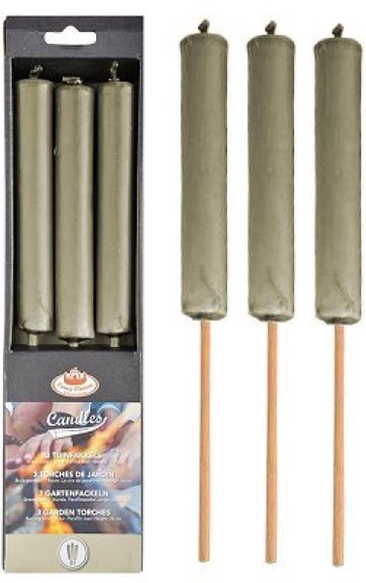 Esschert Design - Esschert - tuinfakkel - set van 3 | bol