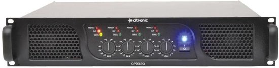 Citronic QP2320 mosfet versterker 2400 Watt | bol