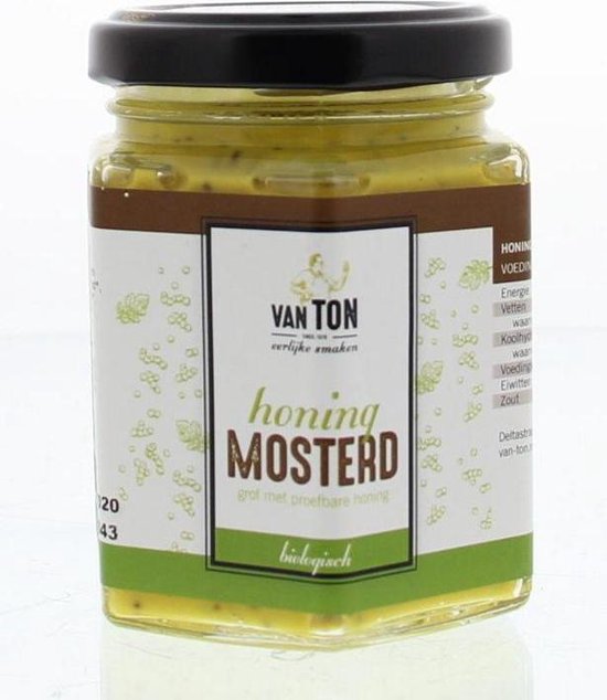 van Ton Mosterd honing 170 gram | bol