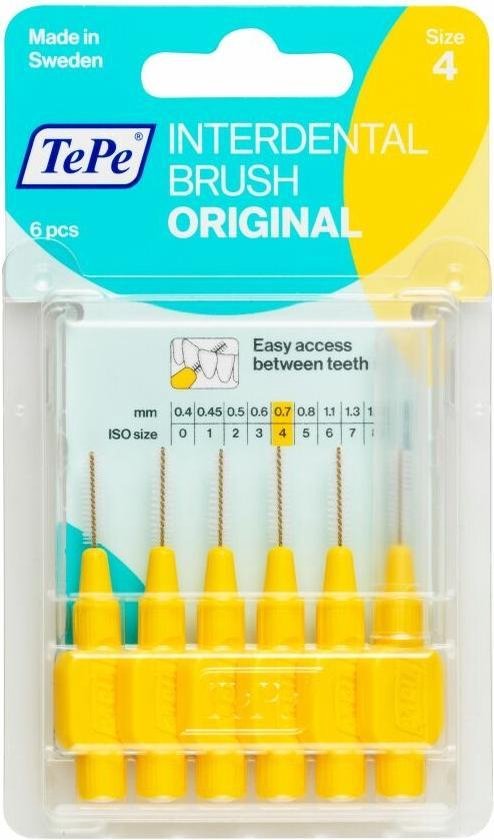 Tepe Original Ragers - Interdentale Borstels 0.7mm Geel ...