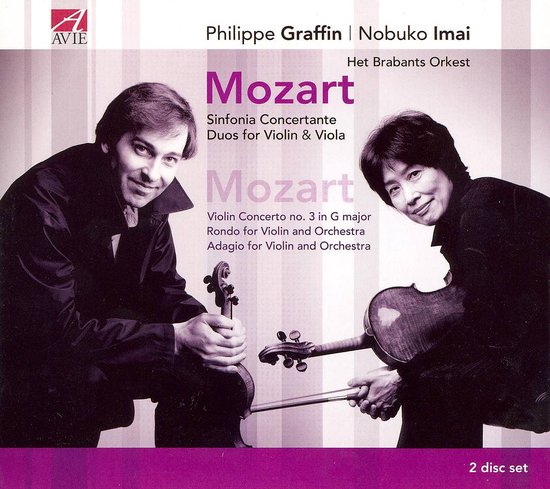 Philippe Graffin - Mozart (2 CD), Nobuko Imai | CD (album) | Muziek | bol